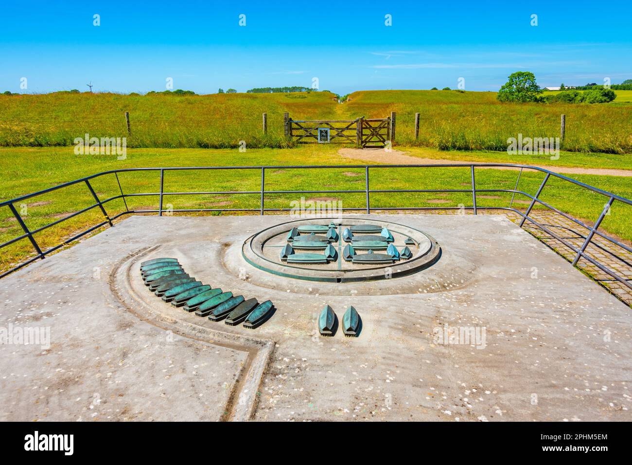 Trelleborg viking ring fortress in Denmark Stock Photo - Alamy