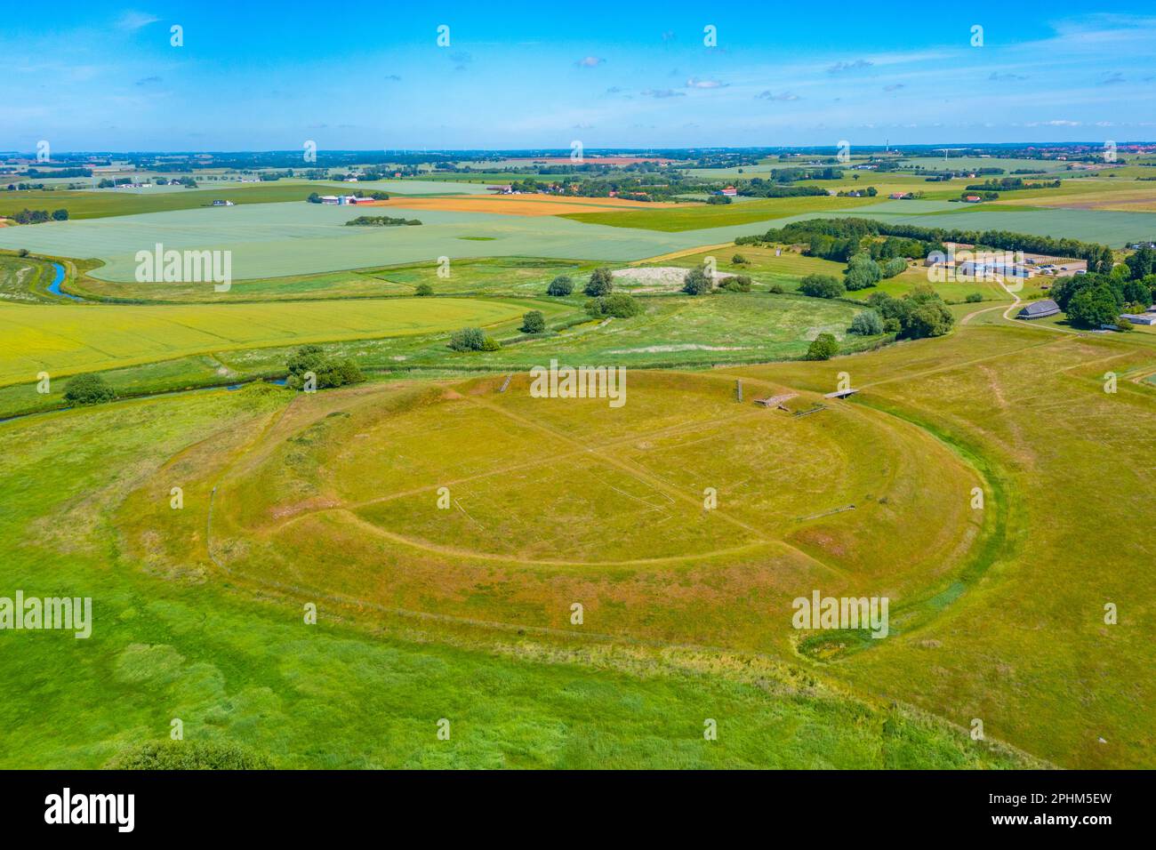Ancient viking ring castle hi-res stock photography and images - Alamy