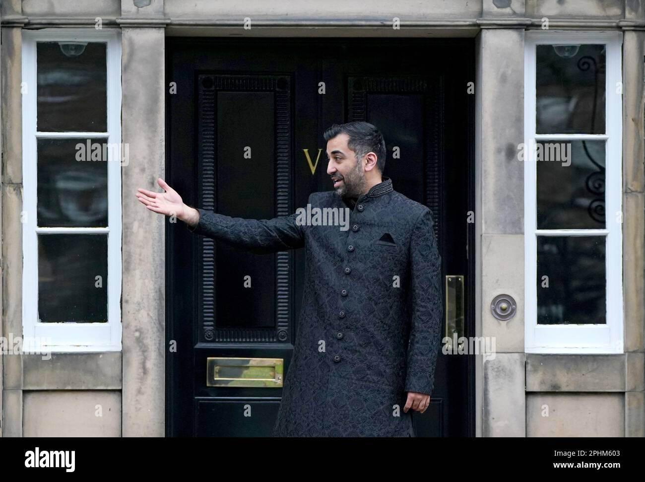 Humza Yousaf at Bute House, Edinburgh, ahead of his first cabinet ...