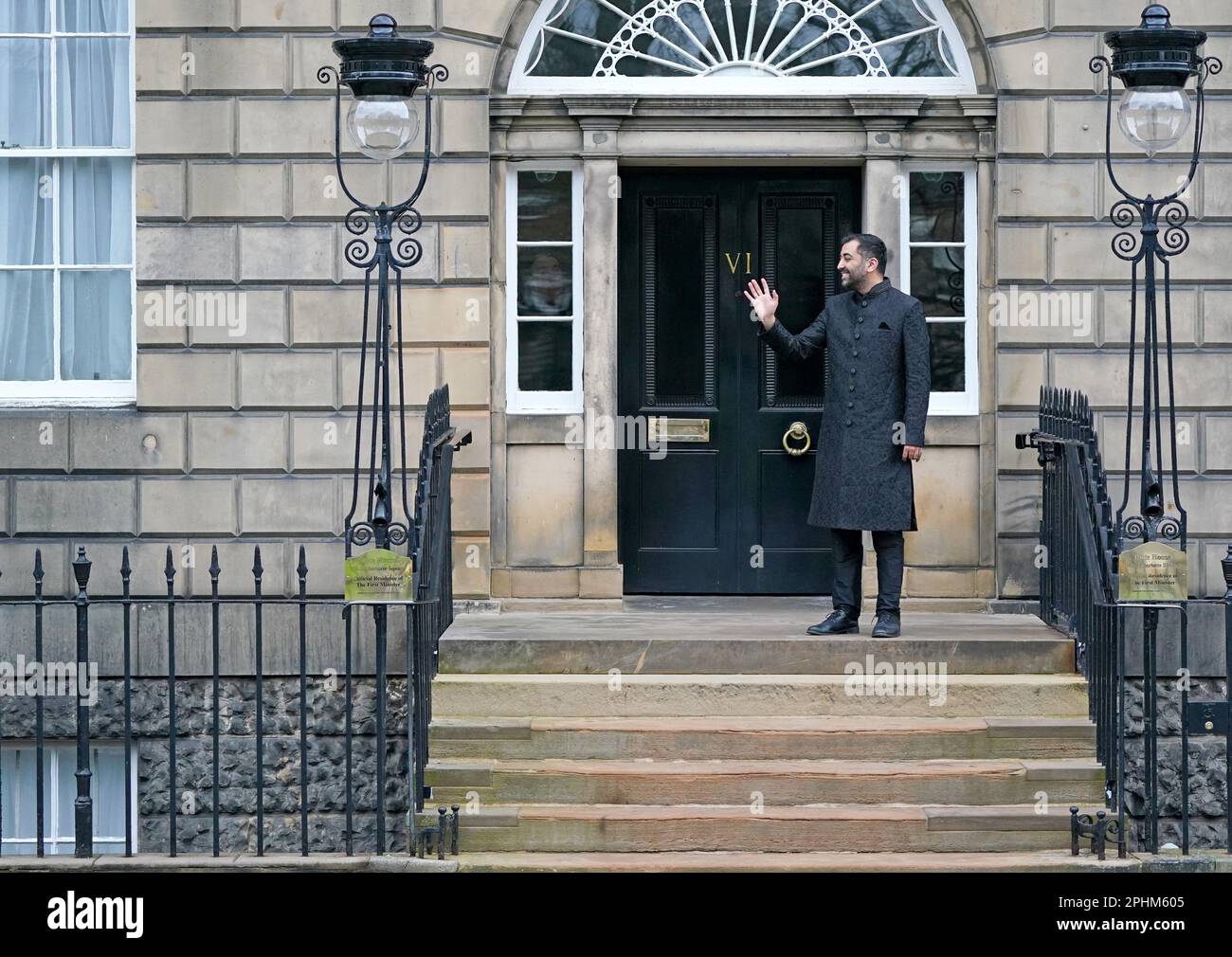 Humza Yousaf at Bute House, Edinburgh, ahead of his first cabinet ...