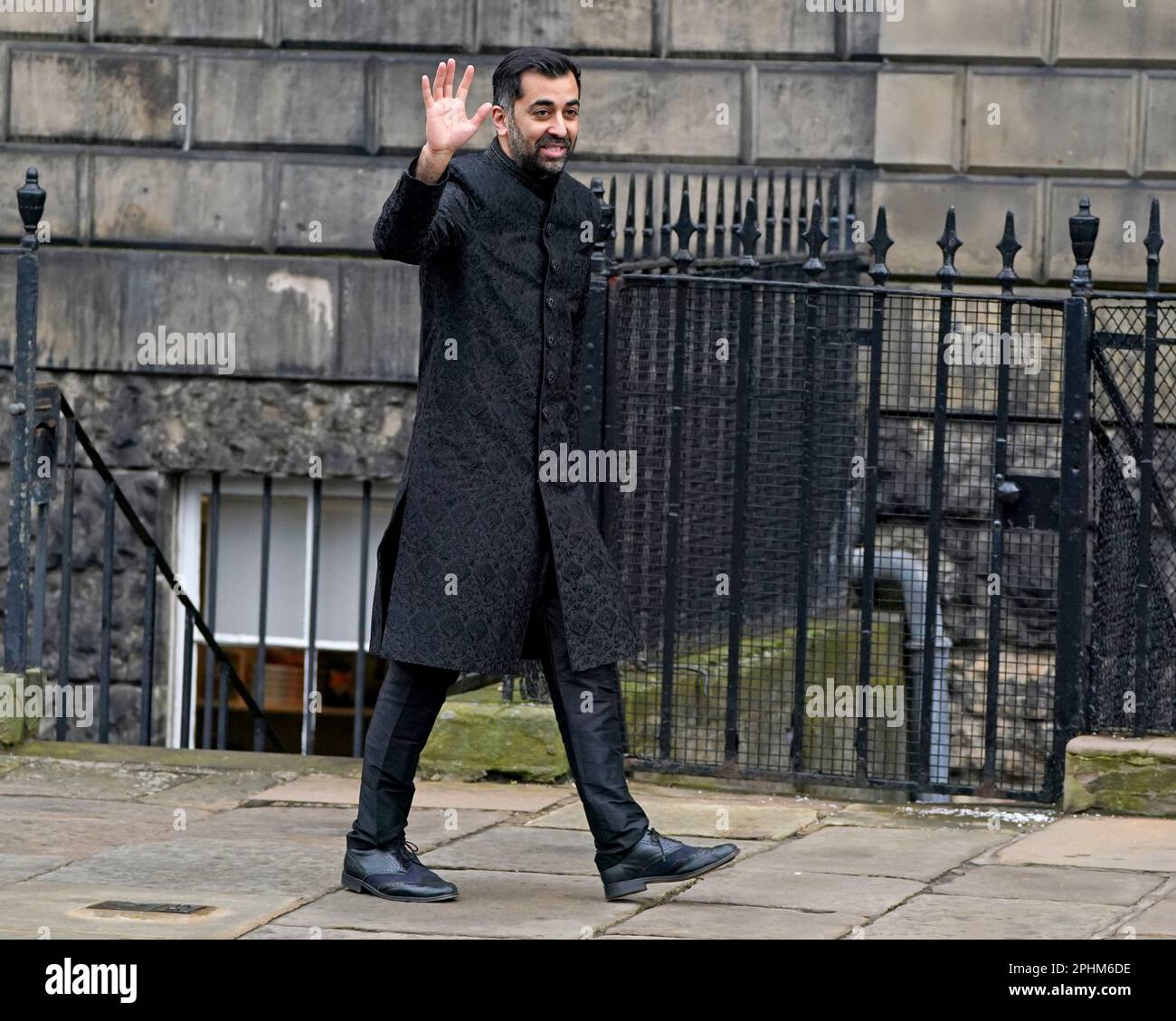 Humza Yousaf at Bute House, Edinburgh, ahead of his first cabinet ...