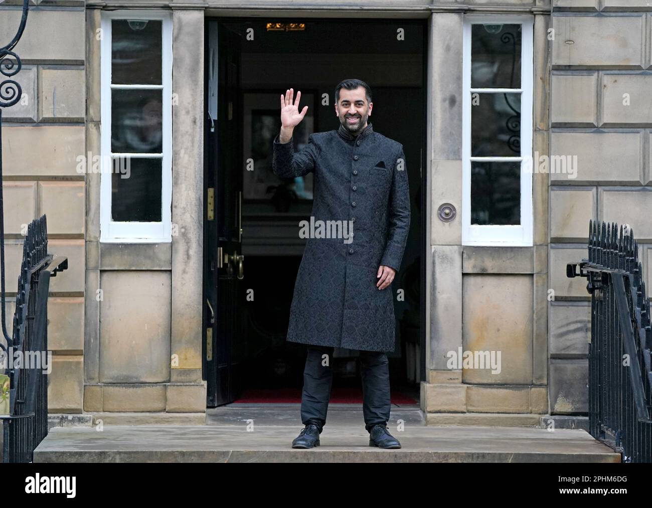 Humza Yousaf at Bute House, Edinburgh, ahead of his first cabinet ...