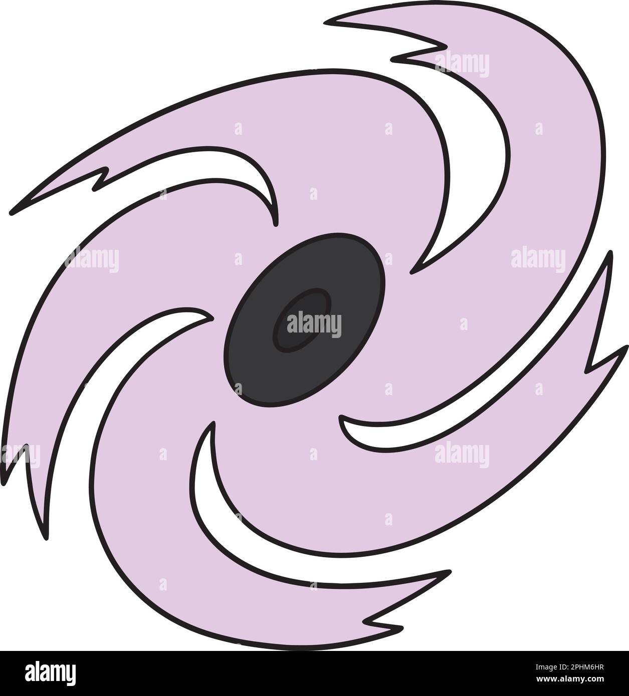 Black Hole Cartoon Colored Clipart Illustration Stock Vector Image ...