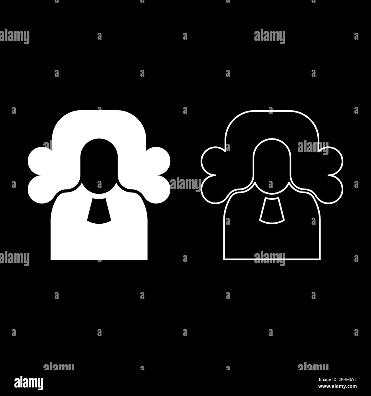 Lawyer character avatar icon vector hi-res stock photography and images ...