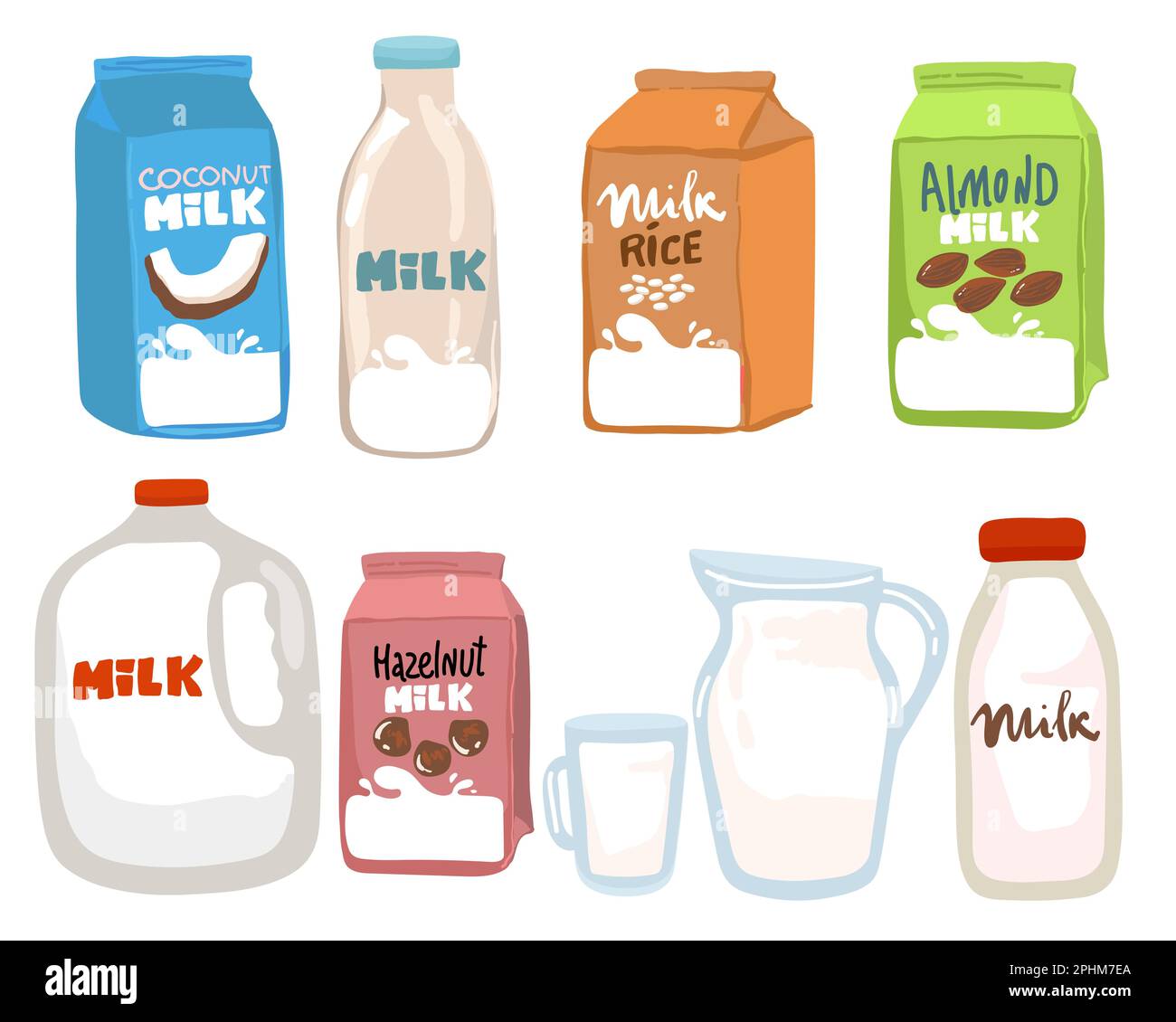 Breakfast cereal with fresh fruit and soya milk Cut Out Stock Images ...