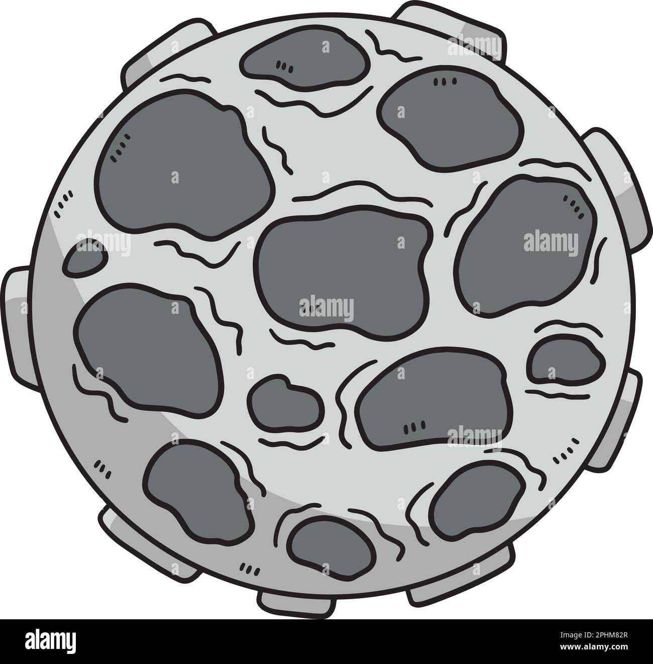 Planet Cartoon Colored Clipart Illustration Stock Vector Image & Art ...