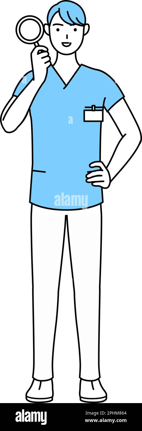Nurse examine vector vectors hi-res stock photography and images - Alamy