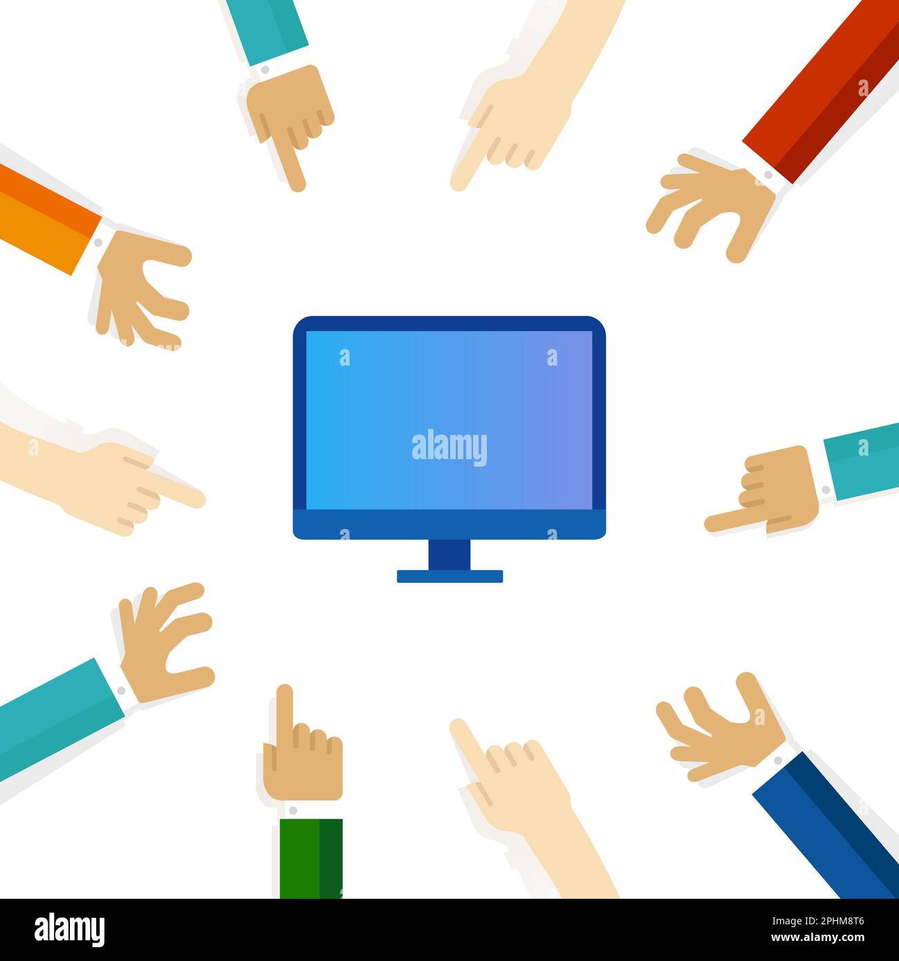 Tech reach Stock Vector Images - Alamy