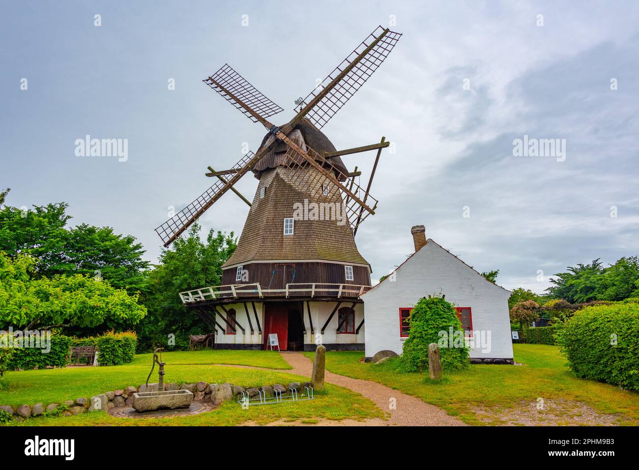 Danish island windmill hi-res stock photography and images - Alamy
