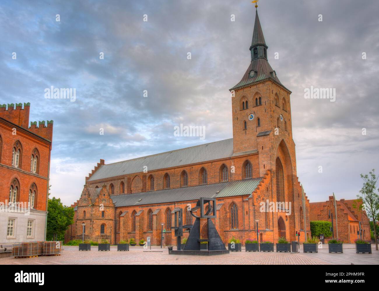 St. Canute's Cathedral in Danish town Odense Stock Photo - Alamy