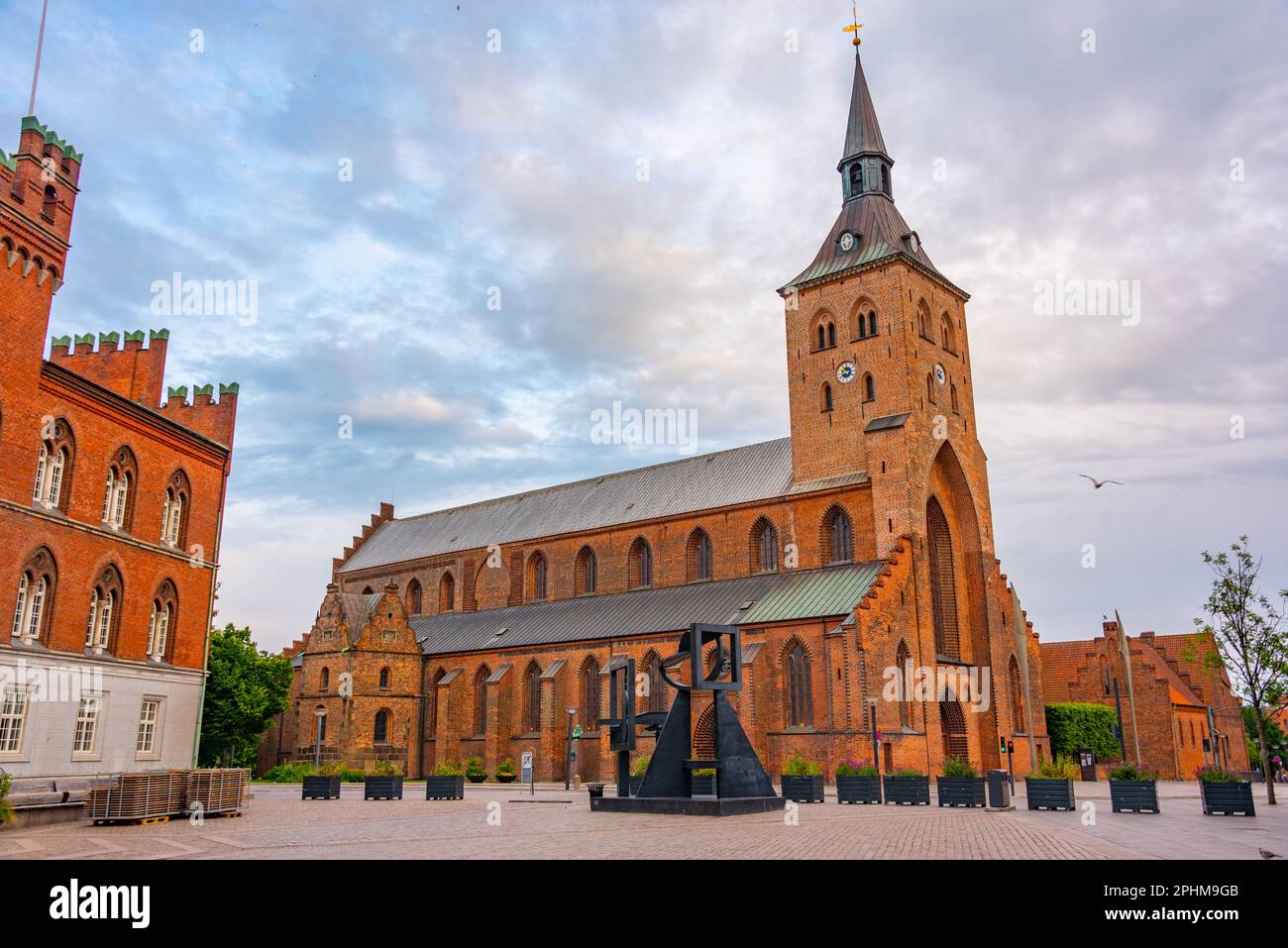 St. Canute's Cathedral in Danish town Odense Stock Photo - Alamy