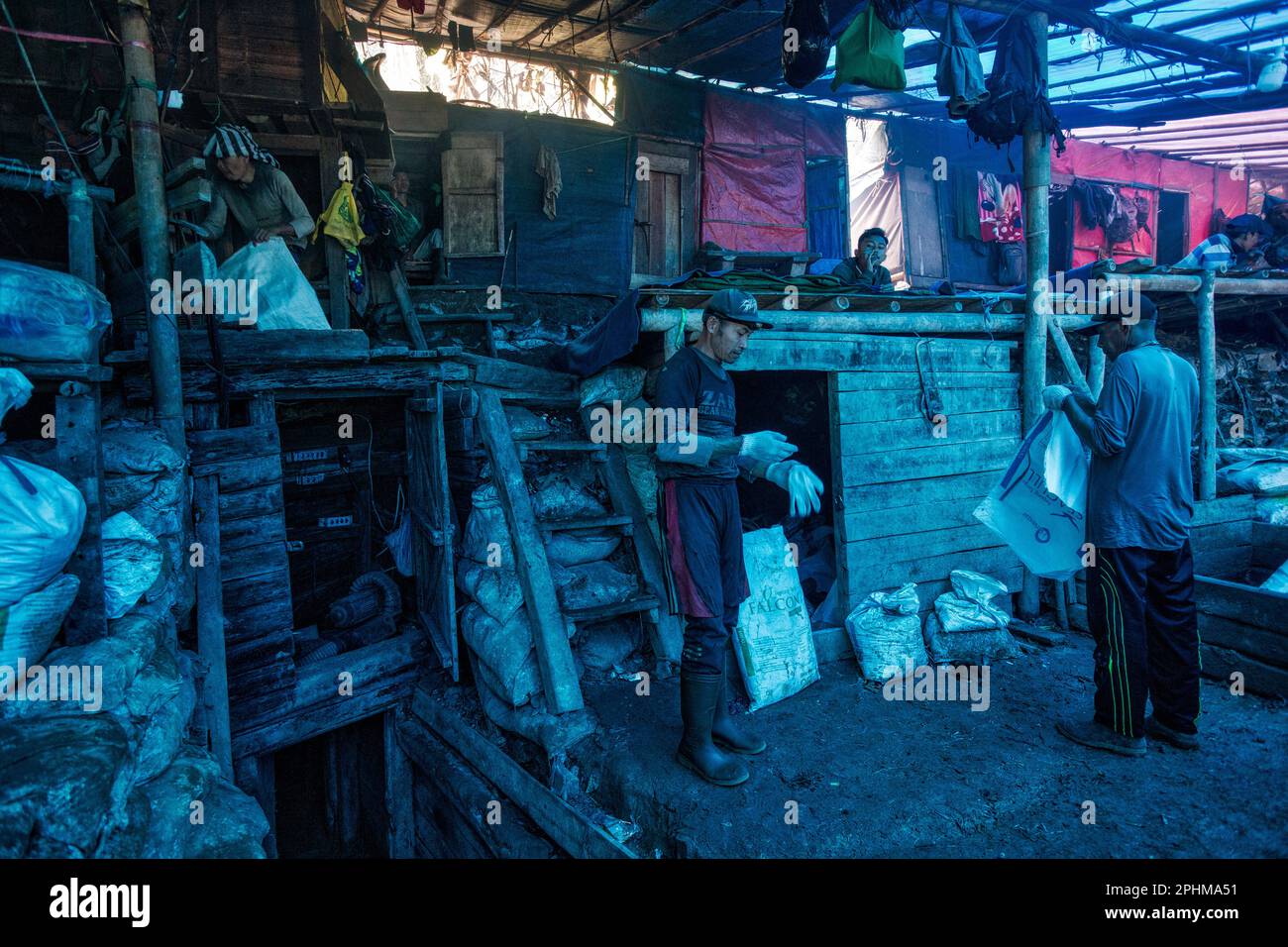 Mining in Indonesia, Java, Asia Stock Photo - Alamy