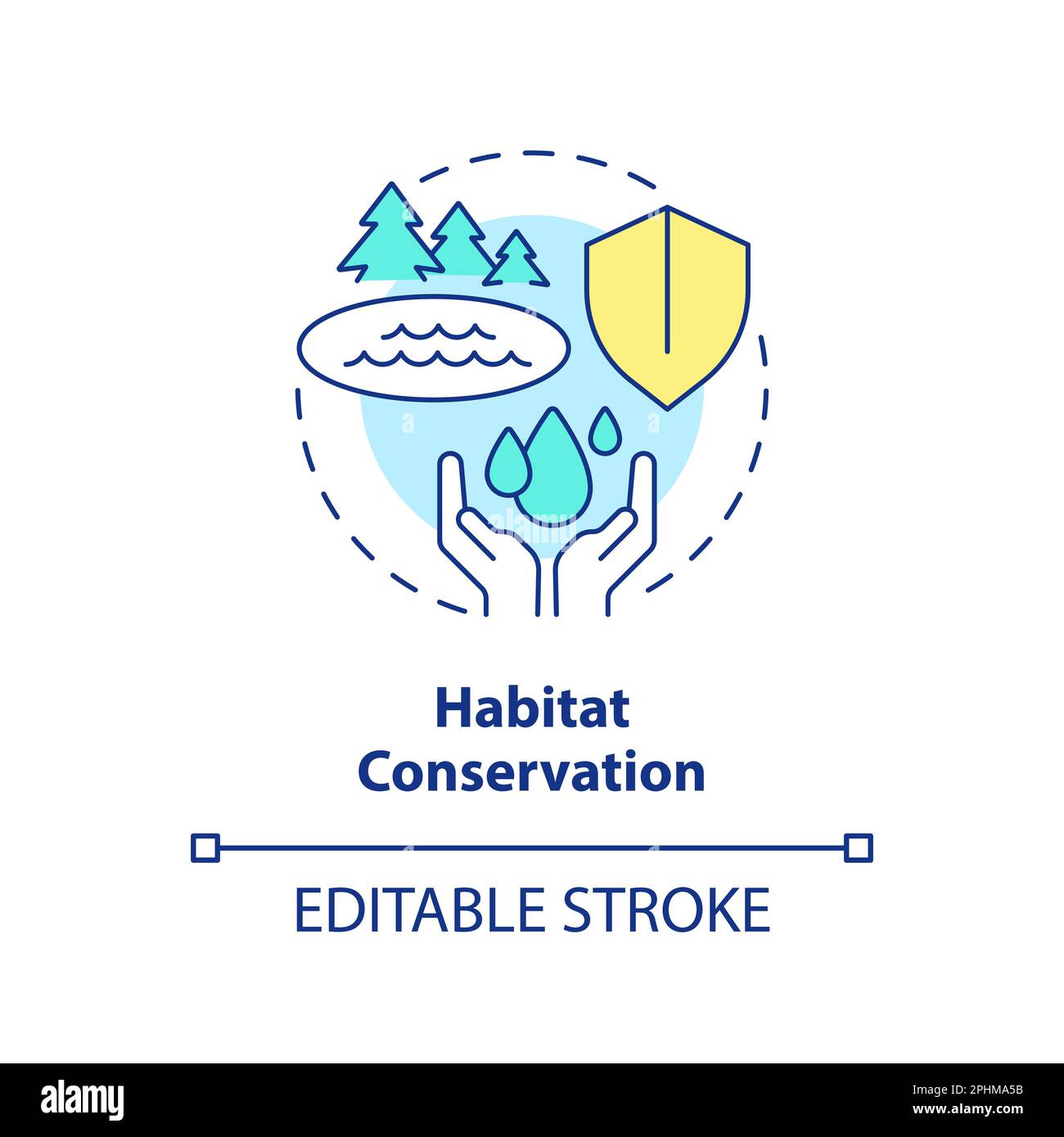 Habitat conservation concept icon Stock Vector Image & Art - Alamy Habitat conservation concept icon Stock Vector Image & Art - Alamy