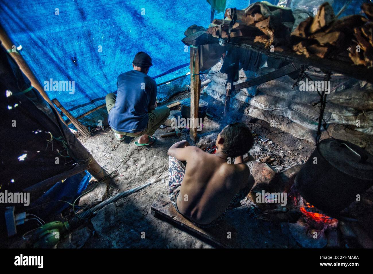 Mining in Indonesia, Java, Asia Stock Photo - Alamy