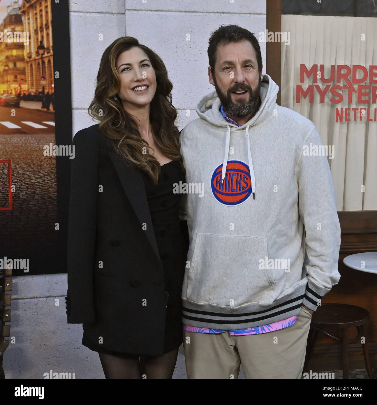 Los Angeles, United States. 28th Mar, 2023. Cast member Adam Sandler ...