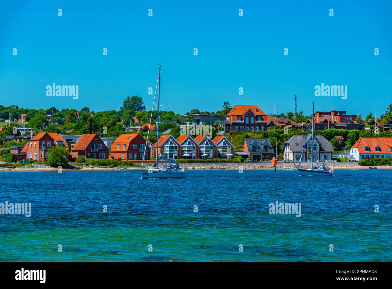 Promenade of Danish town Sonderborg Stock Photo - Alamy