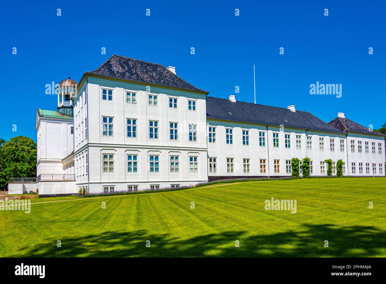 Sunny day at Grasten Palace in Denmark Stock Photo - Alamy