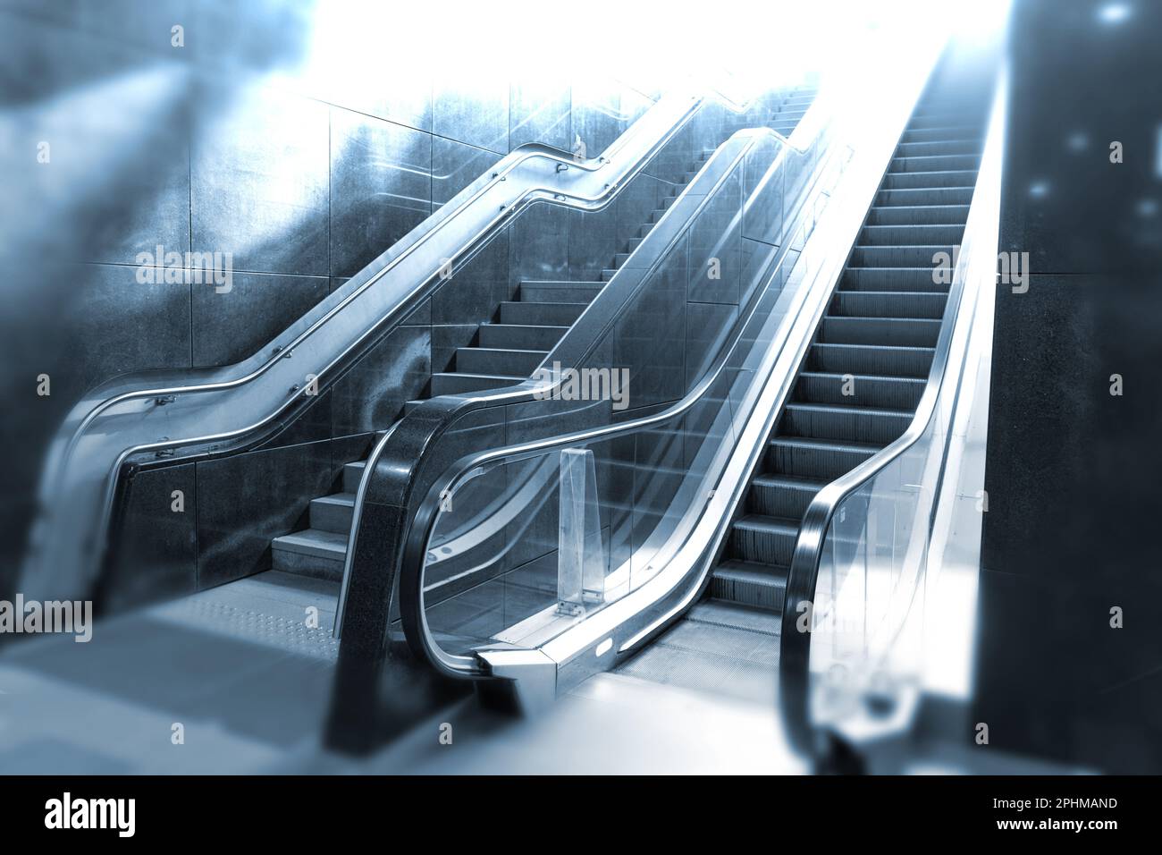 Abstract Escalator, Moving Staircase, Empty Metro Elevator, Electric ...