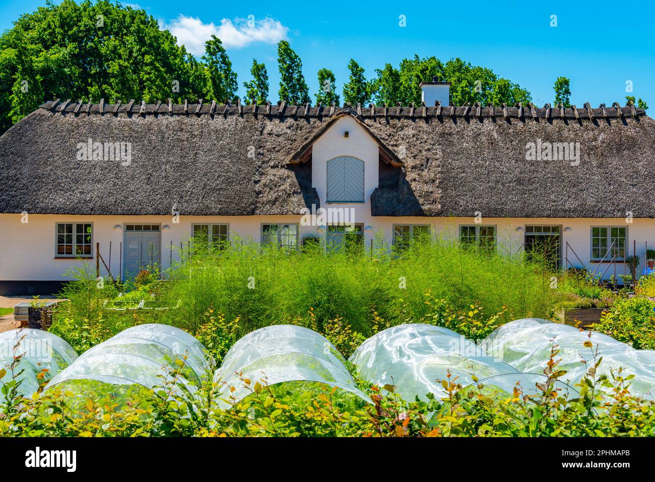 Kitchen garden at Grasten Palace in Denmark Stock Photo - Alamy
