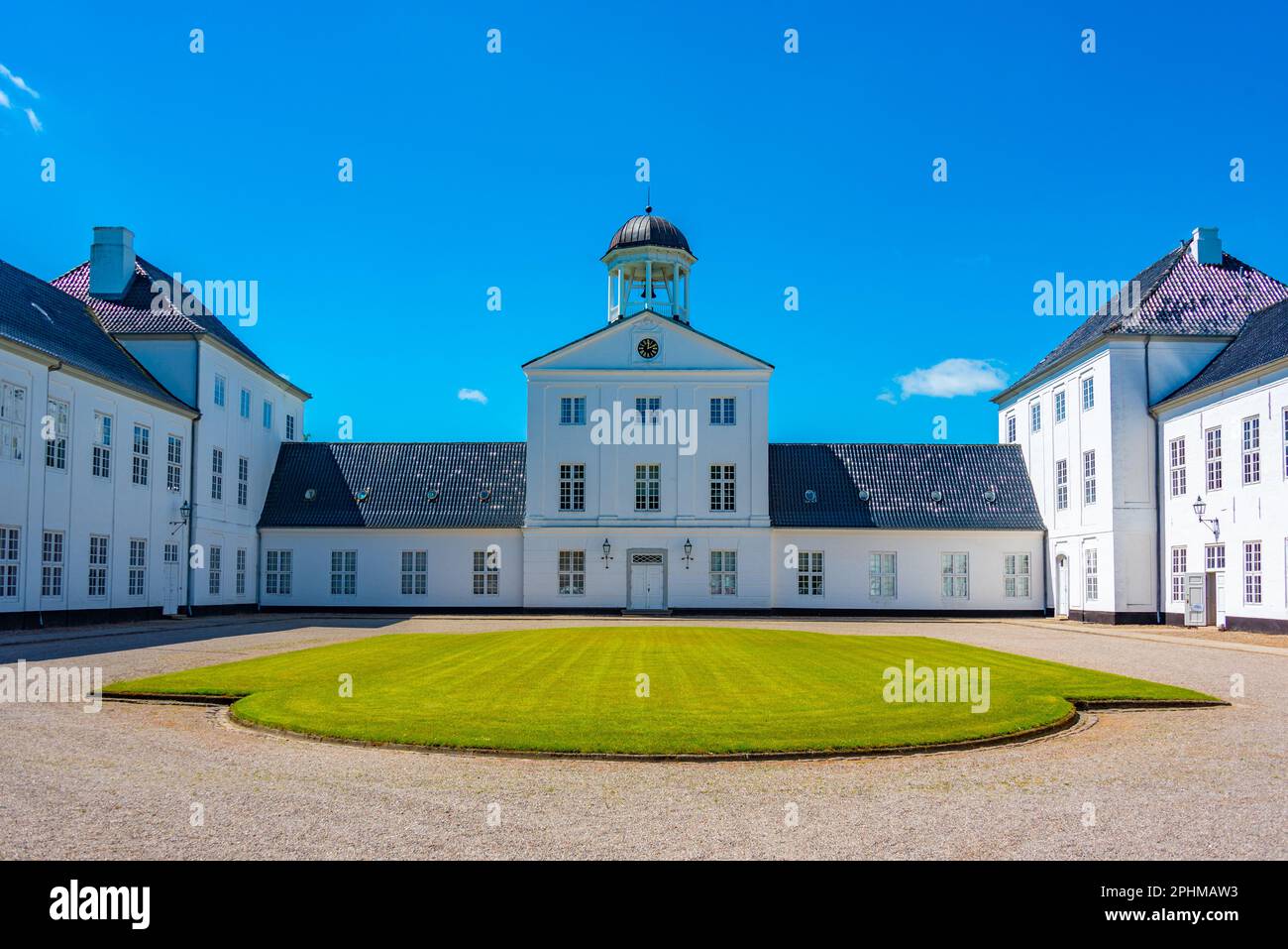 Sunny day at Grasten Palace in Denmark Stock Photo - Alamy