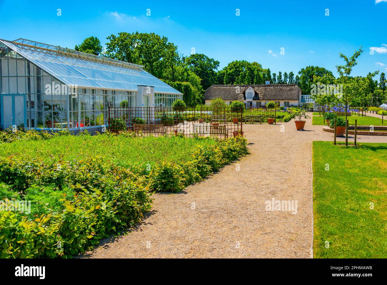 Kitchen garden at Grasten Palace in Denmark Stock Photo - Alamy