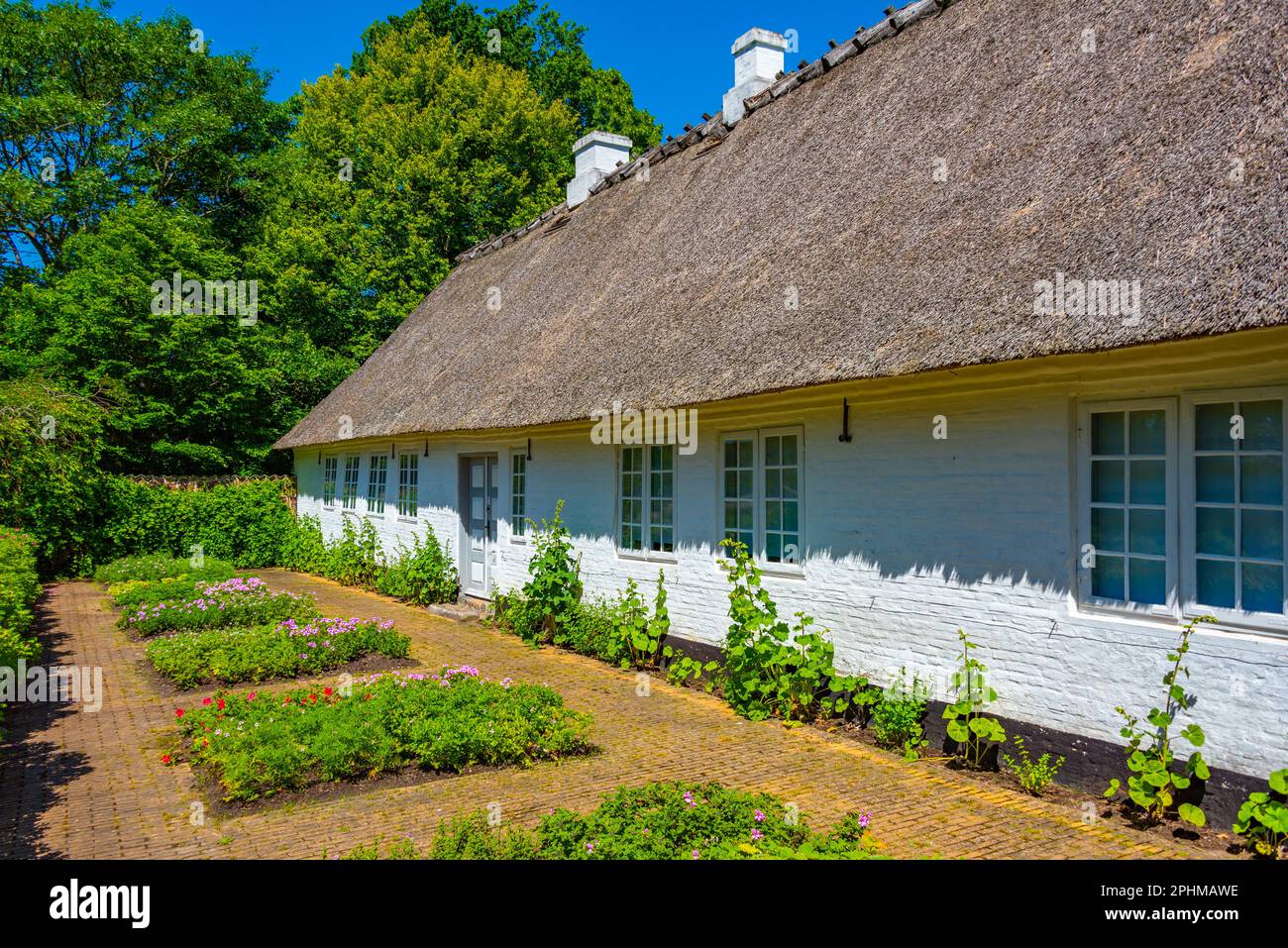 Kitchen garden at Grasten Palace in Denmark Stock Photo - Alamy