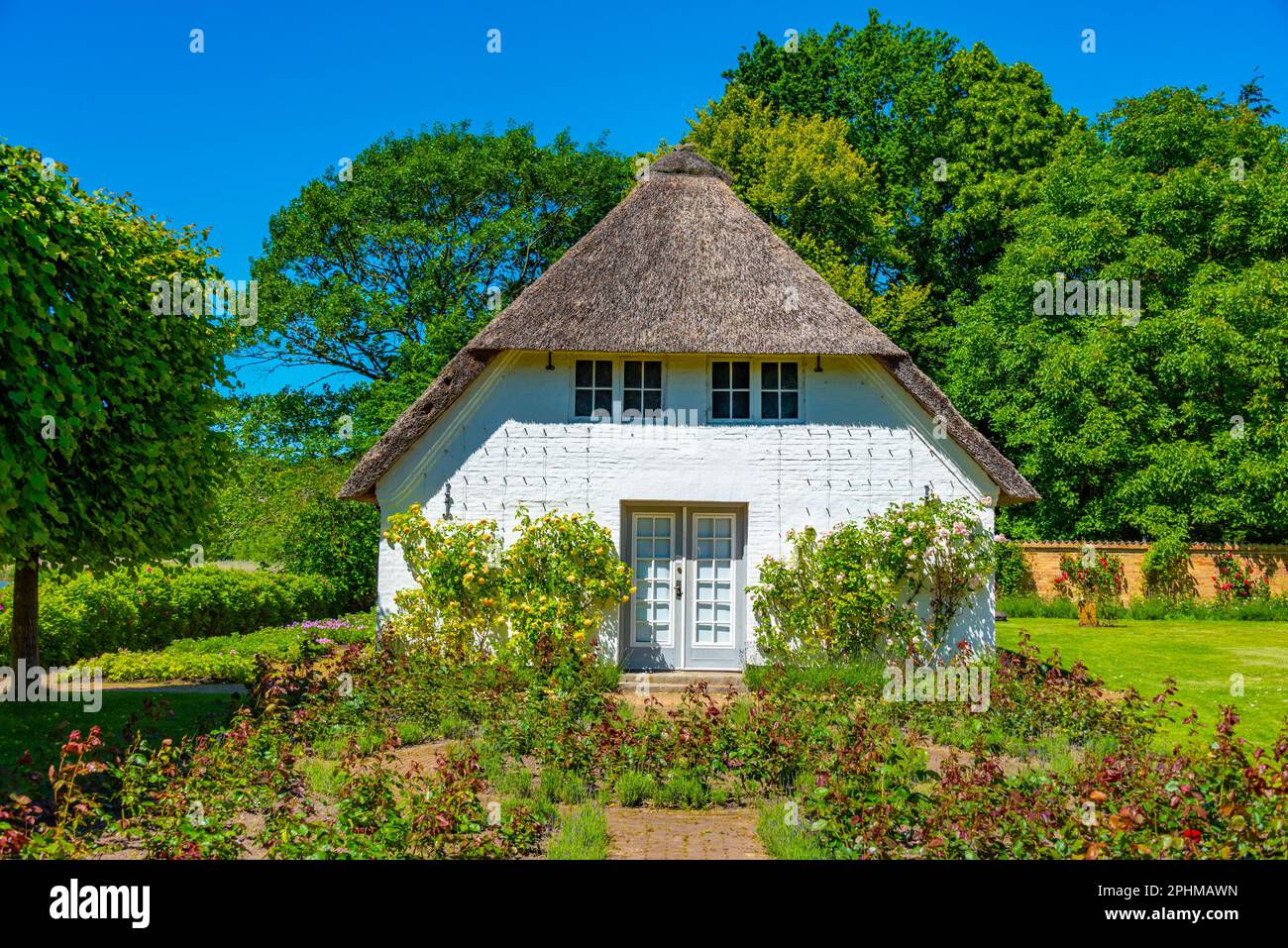 Kitchen garden at Grasten Palace in Denmark Stock Photo - Alamy