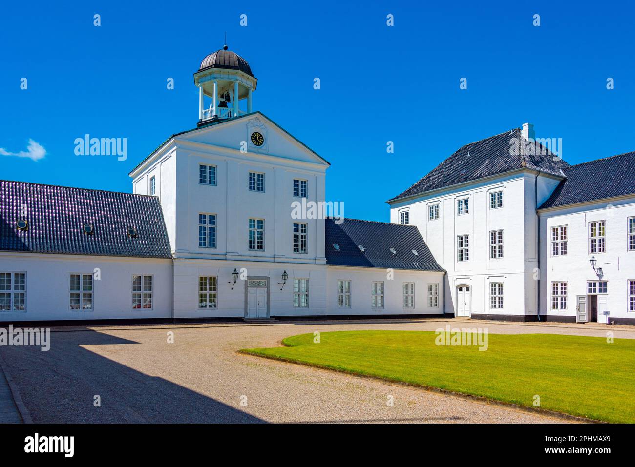 Sunny day at Grasten Palace in Denmark Stock Photo - Alamy
