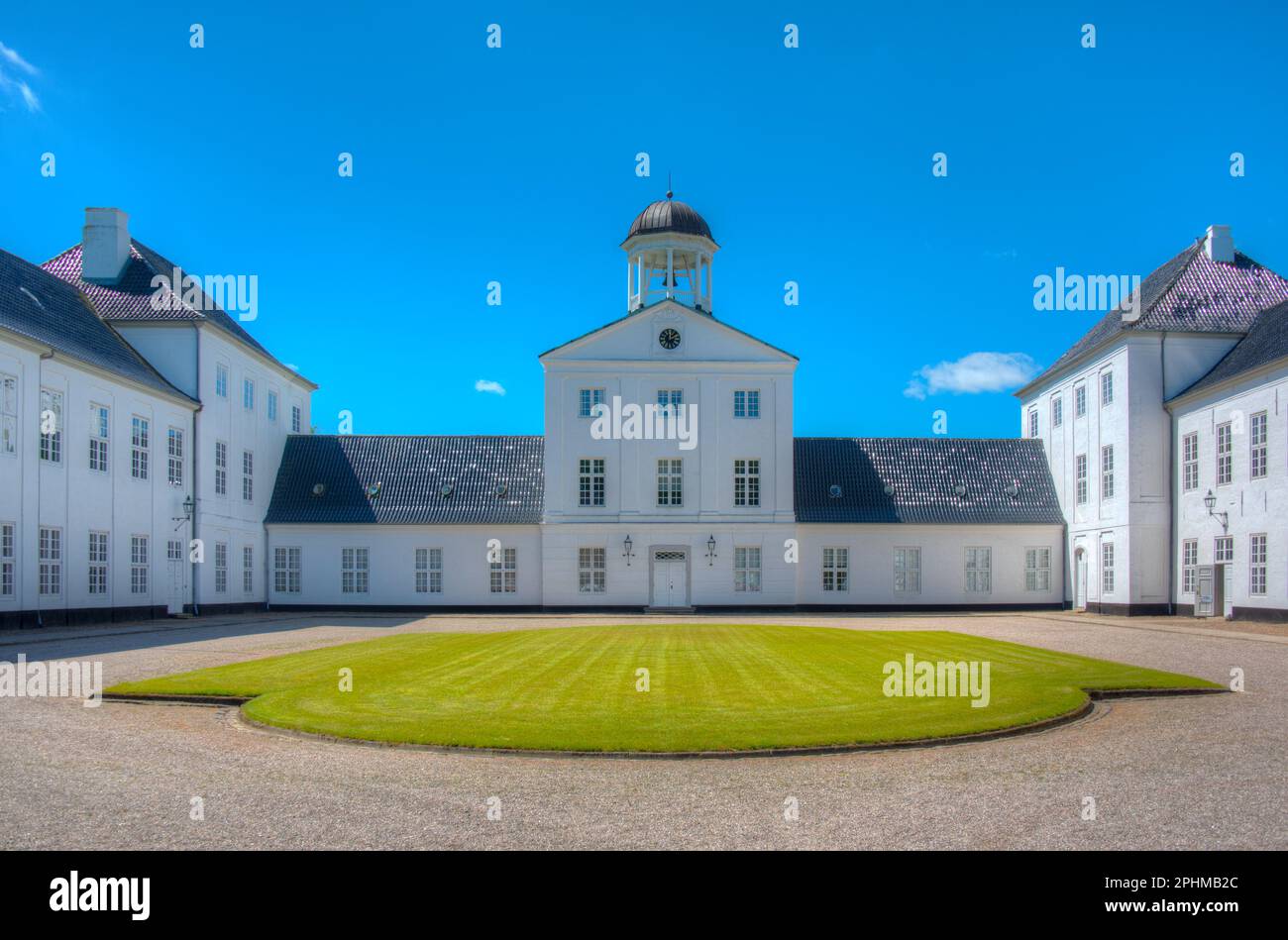 Sunny day at Grasten Palace in Denmark Stock Photo - Alamy