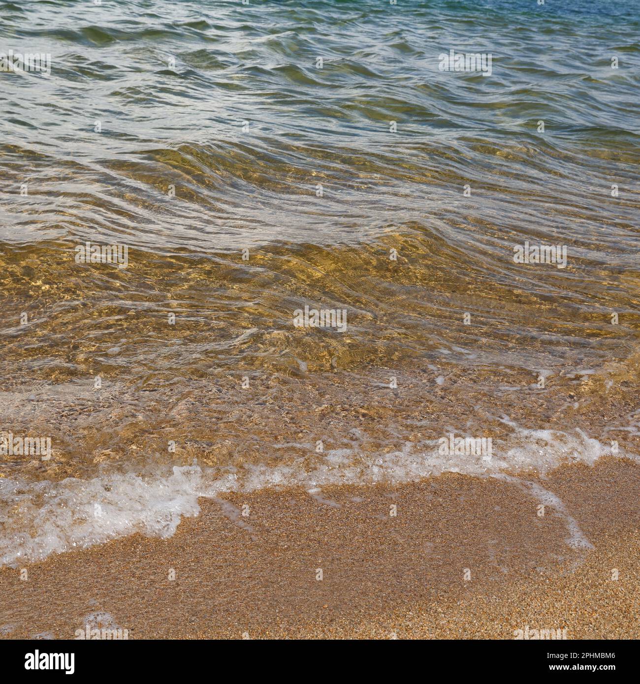 Wild beach of Sassari in the Italian region Sardinia, northwest of ...