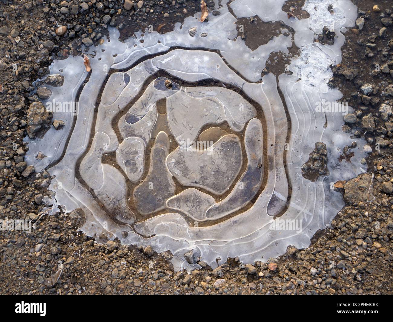 Glassy icy pavement hi-res stock photography and images - Alamy