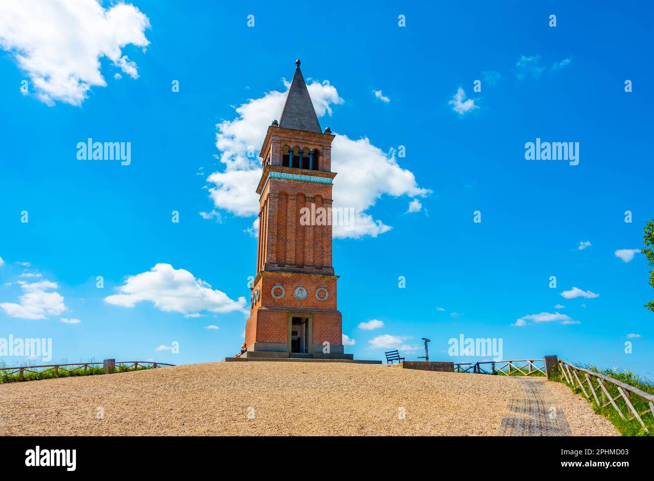 Himmelbjerget lookout tower in Denmark Stock Photo - Alamy