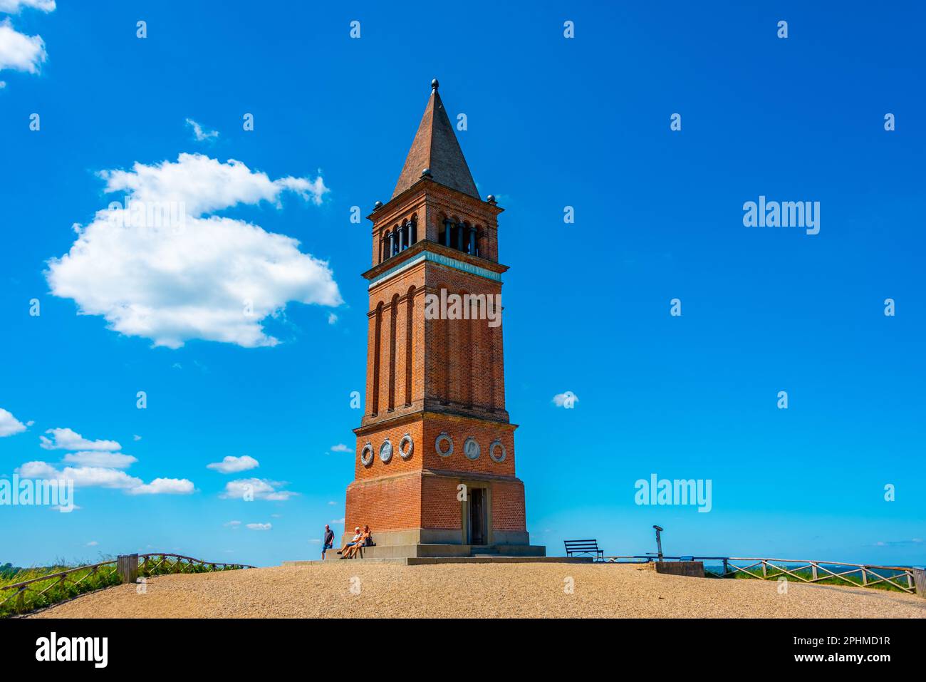Himmelbjerget lookout tower in Denmark Stock Photo - Alamy