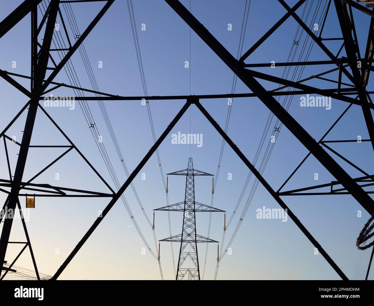 I love electricity pylons; I find their abstract, gaunt shapes ...