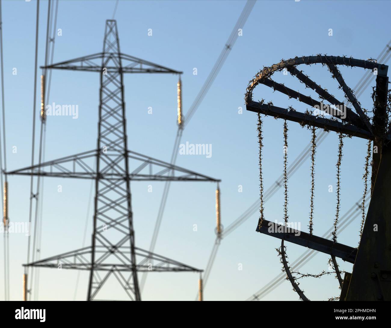 I love electricity pylons; I find their abstract, gaunt shapes ...