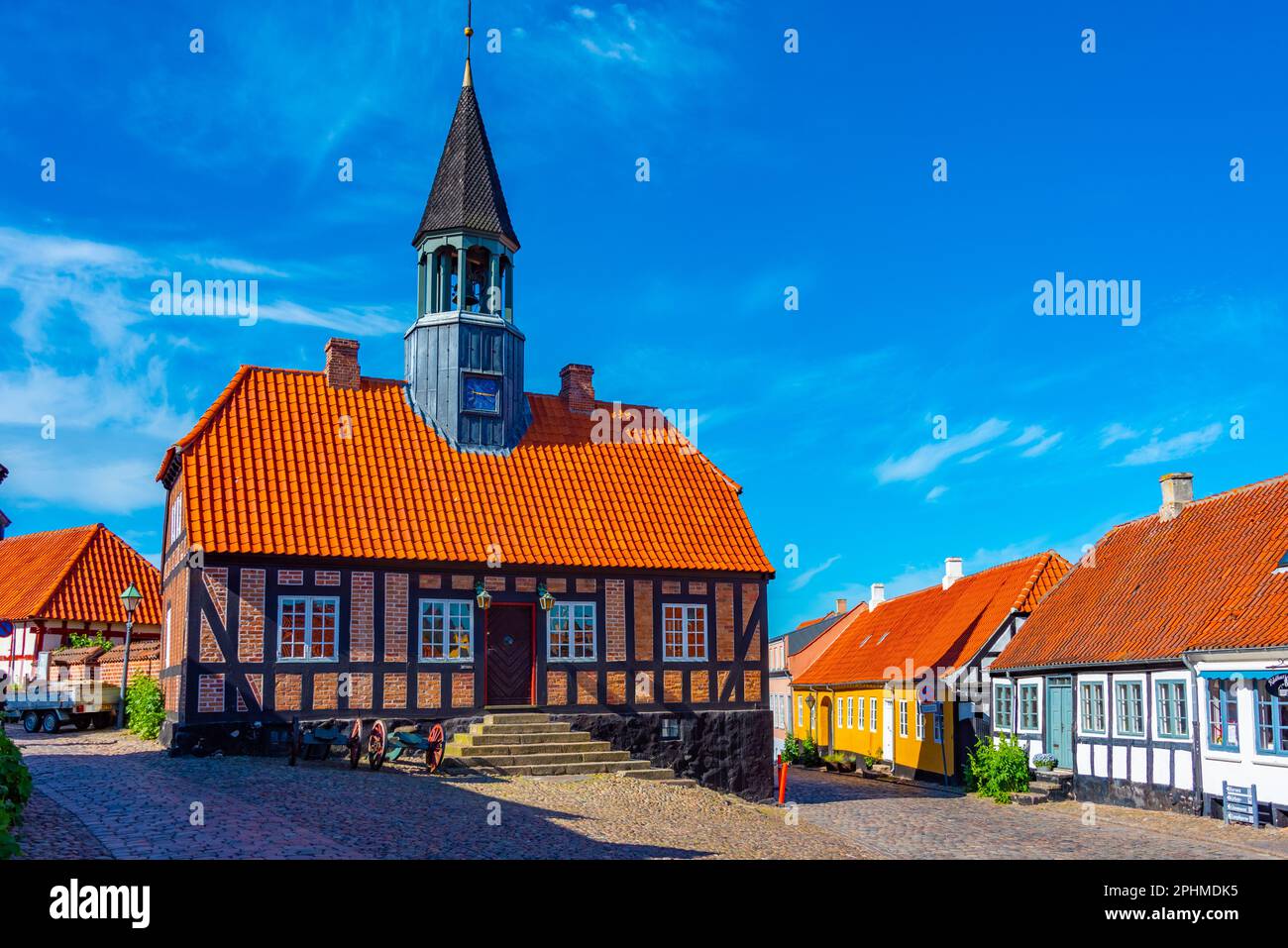 Town hall in Danish town Ebeltoft Stock Photo - Alamy
