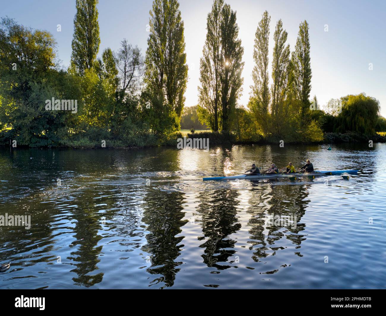 Saint Helen's Wharf is a noted beauty spot on the River Thames, just ...