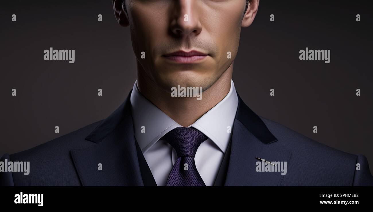 A male model is standing and posing wearing a plain black shirt and ...