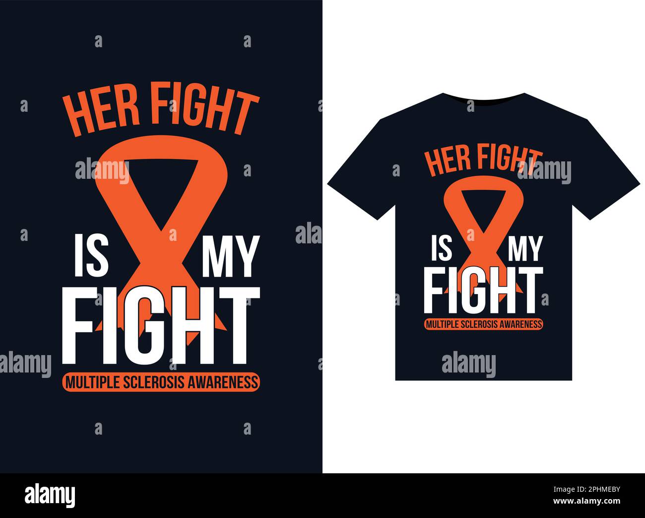 Her Fight Is My Fight Multiple illustrations for print-ready T-Shirts ...