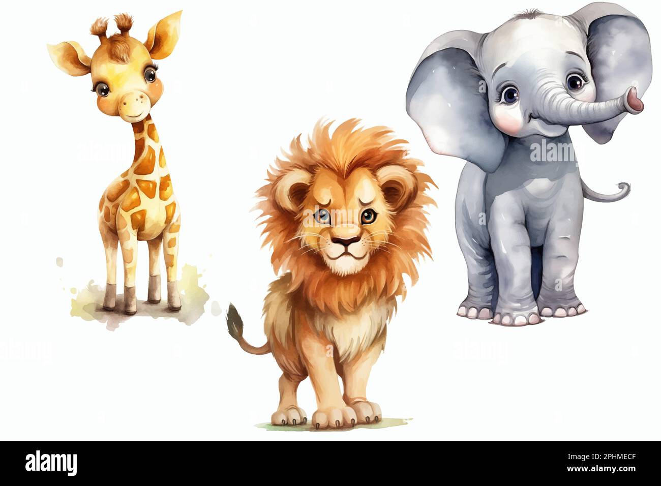 3d cartoon giraffe Stock Vector Images - Alamy