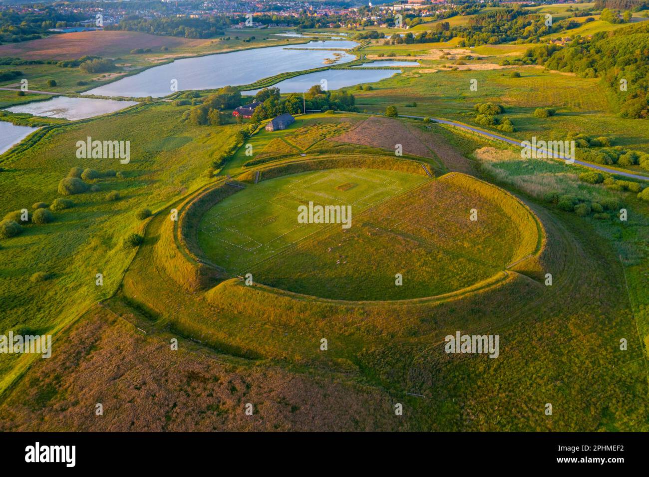Viking fort aerial hi-res stock photography and images - Alamy