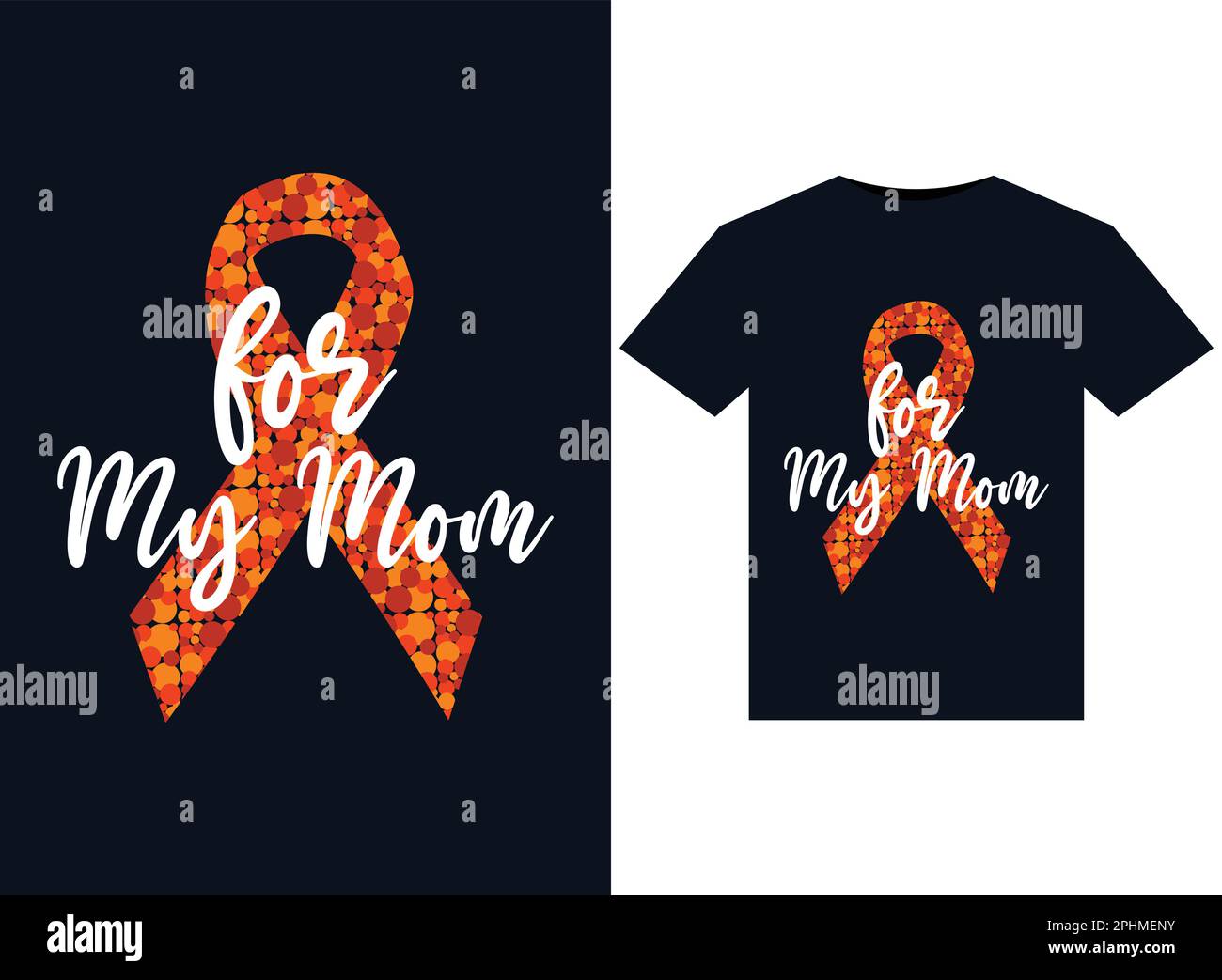 For My Mom illustrations for print-ready T-Shirts design Stock Vector ...