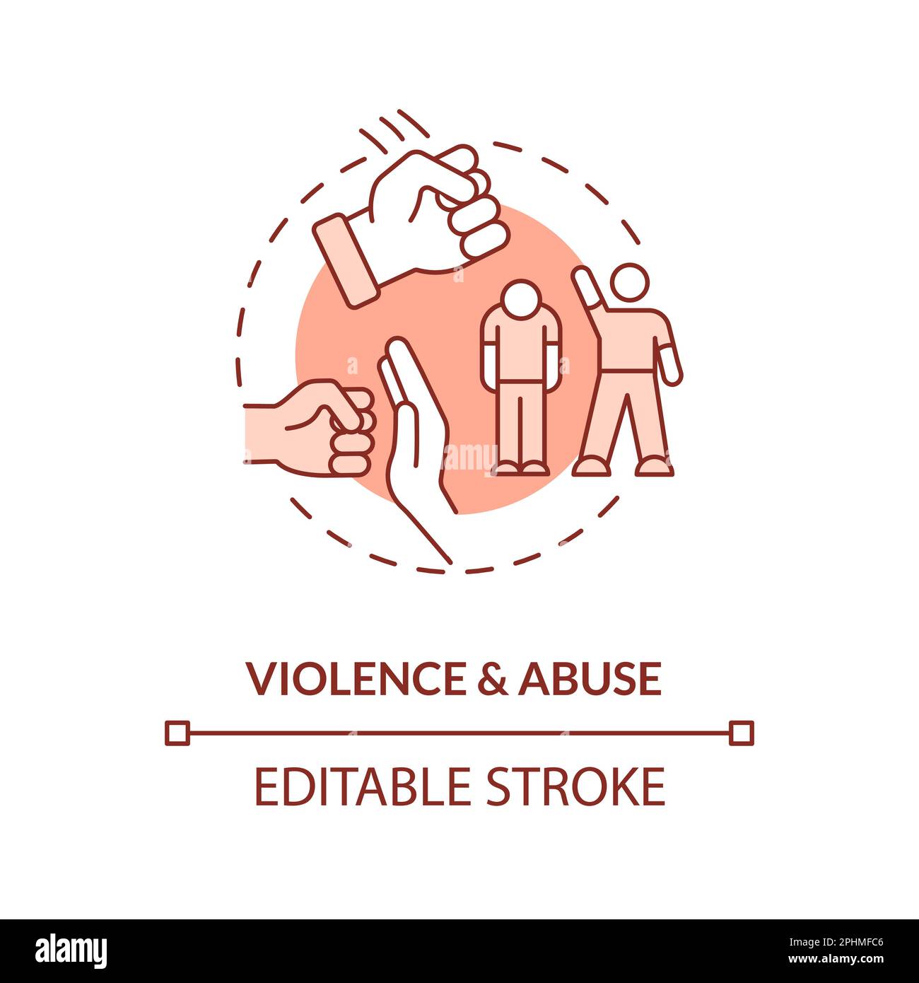 Issue of violence Stock Vector Images - Alamy