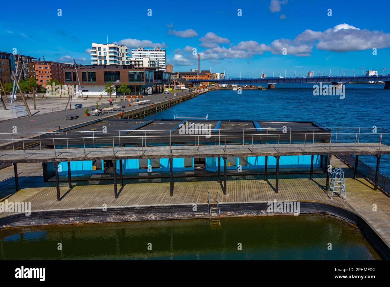 Bathouse on the riverside of Aalborg, Denmark Stock Photo - Alamy