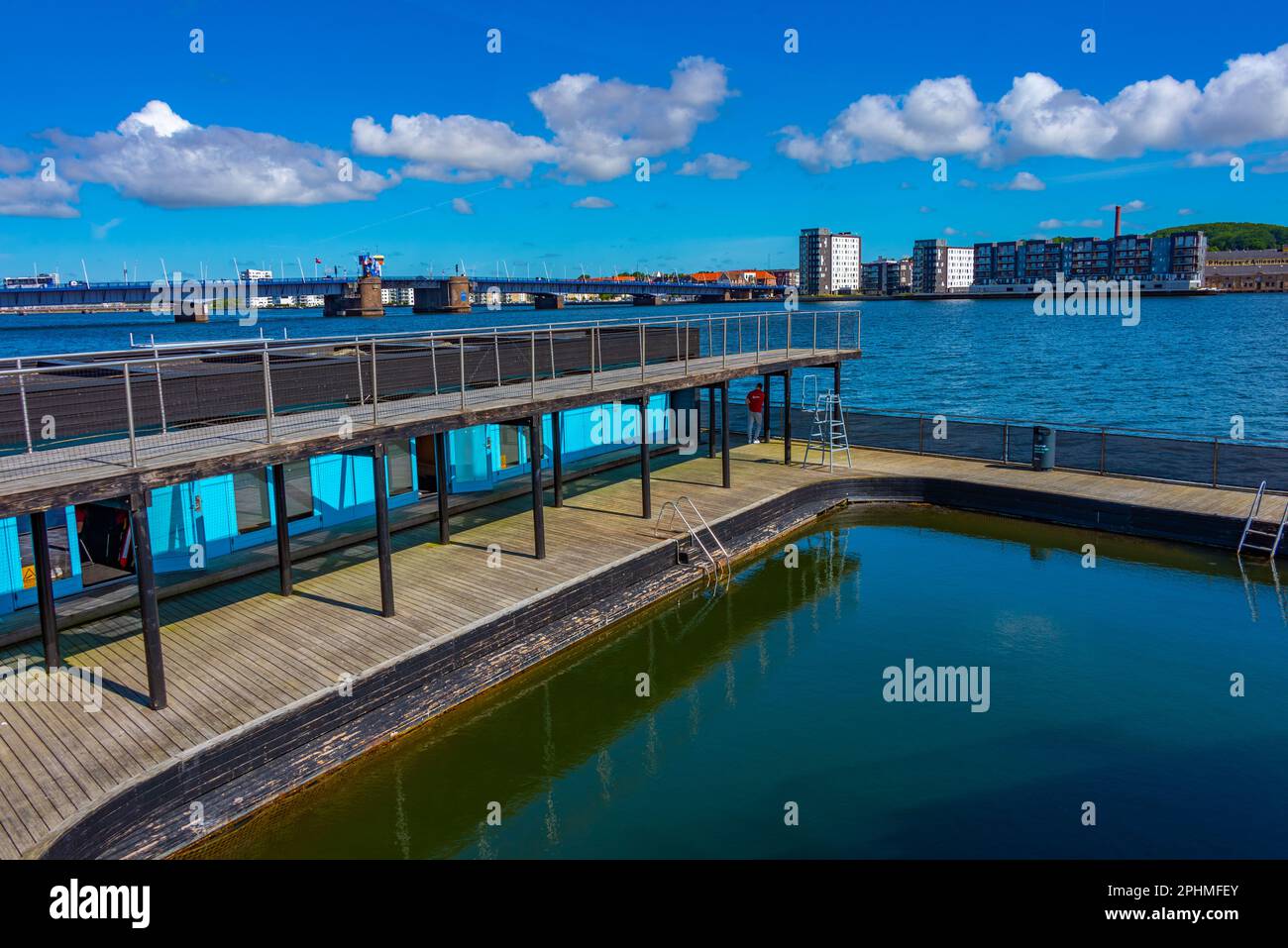 Bathouse on the riverside of Aalborg, Denmark Stock Photo - Alamy