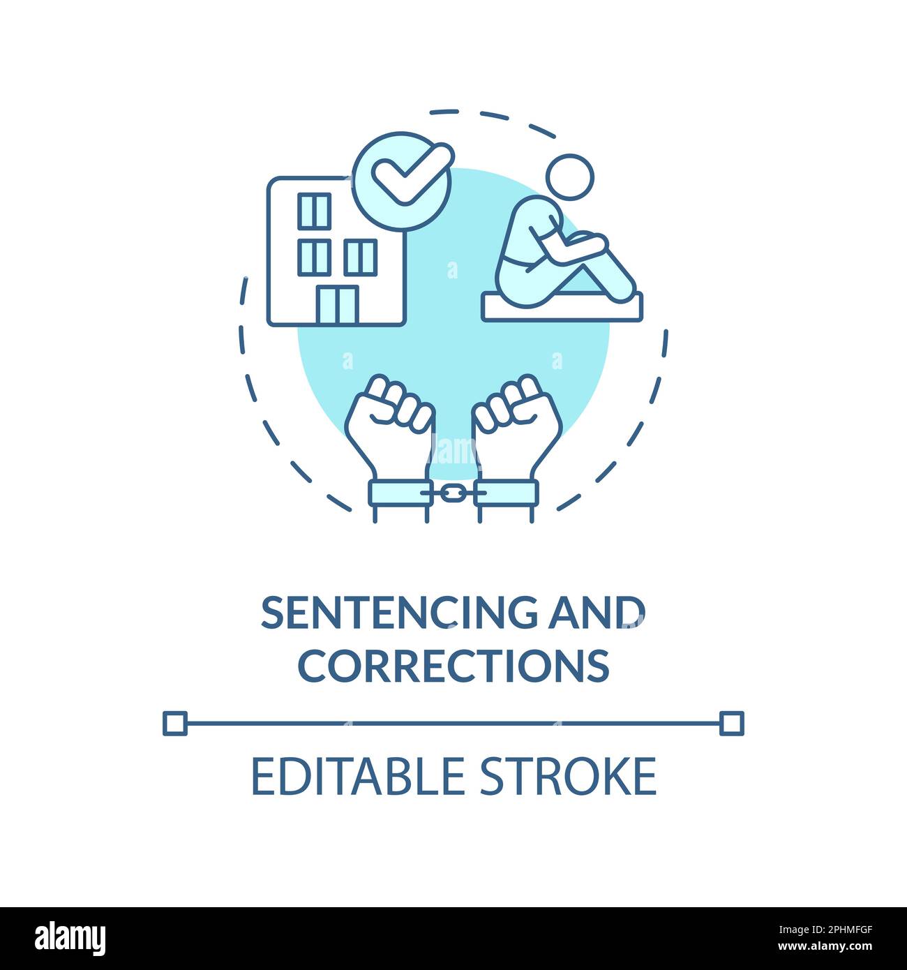 Convict prison round Stock Vector Images - Alamy