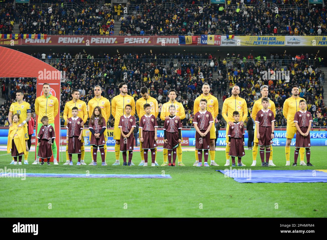 Romania National Team before Euro 2024 qualification game Romania vs ...
