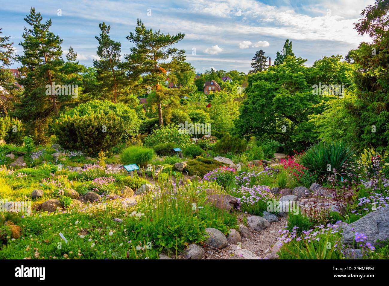Aarhus botanical garden in Denmark Stock Photo - Alamy