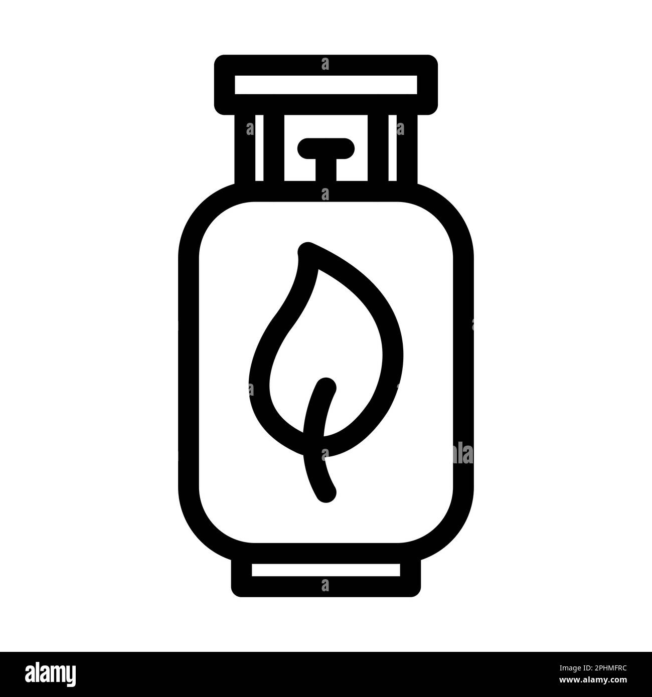 Eco Gas Vector Thick Line Icon For Personal And Commercial Use Stock Photo - Alamy