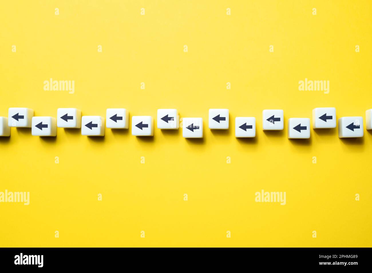 Path from arrows on blocks. Step by step. New opportunities. Get to the ...